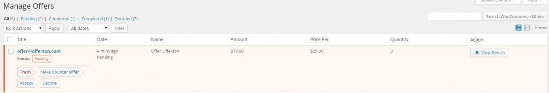 WooCommerce Offers | Make an Offer WooCommerce Plugin