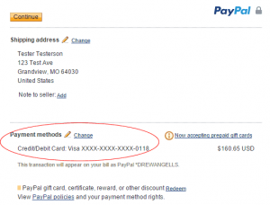 PayPal Pay with Credit Card Instead of Balance or Bank