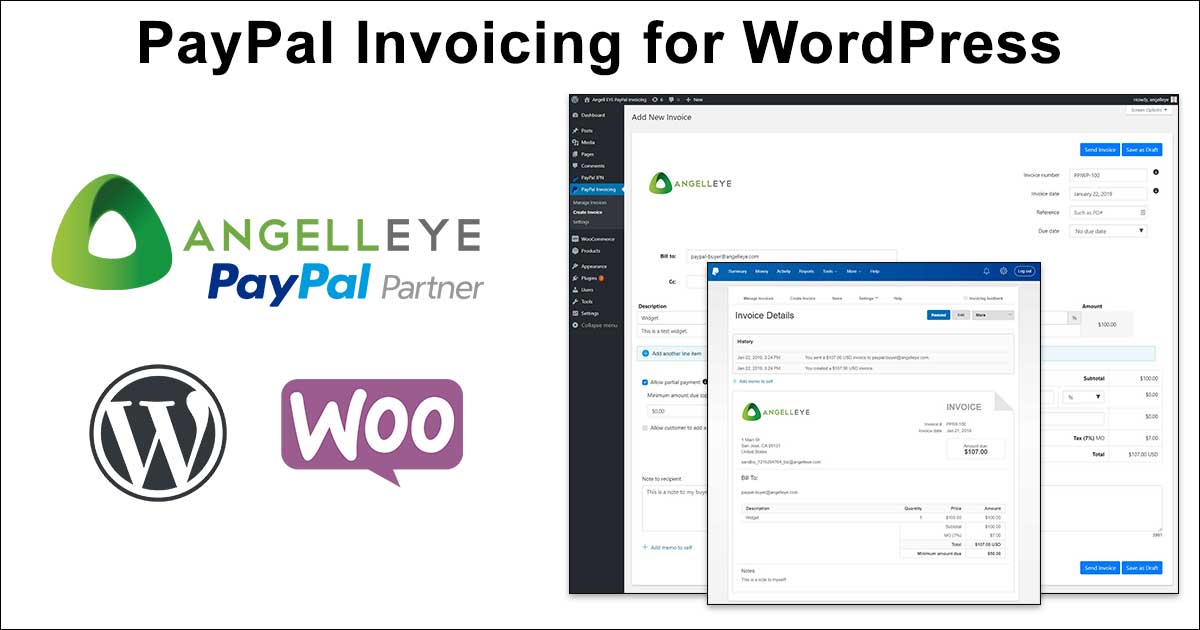 WordPress PayPal Invoice Plugin - AngellEYE