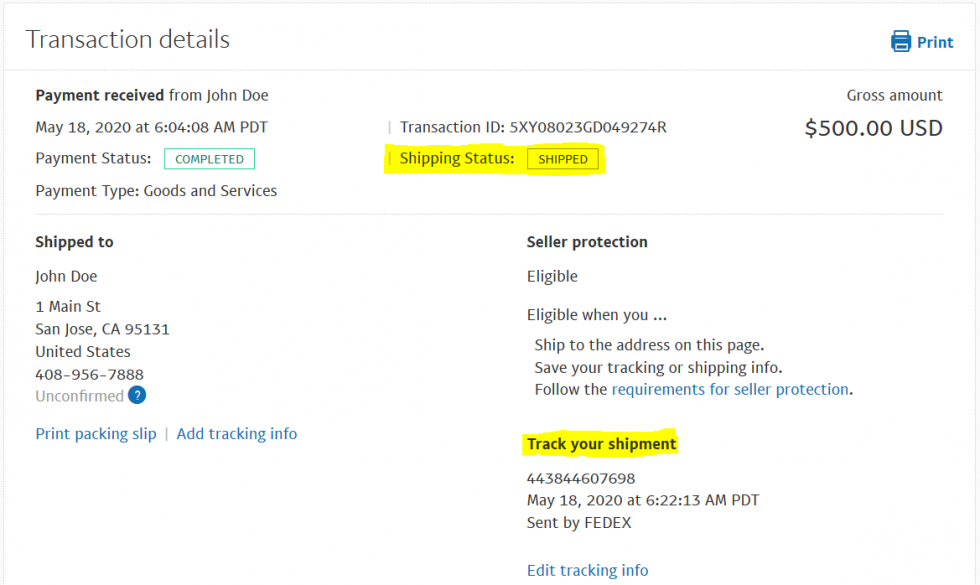 How to Integrate PayPal Tracking API in PHP - AngellEYE