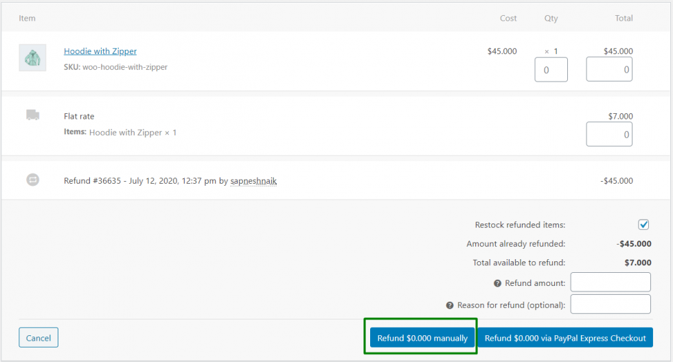 PayPal for WooCommerce Multi-Account Refund Procedures - AngellEYE